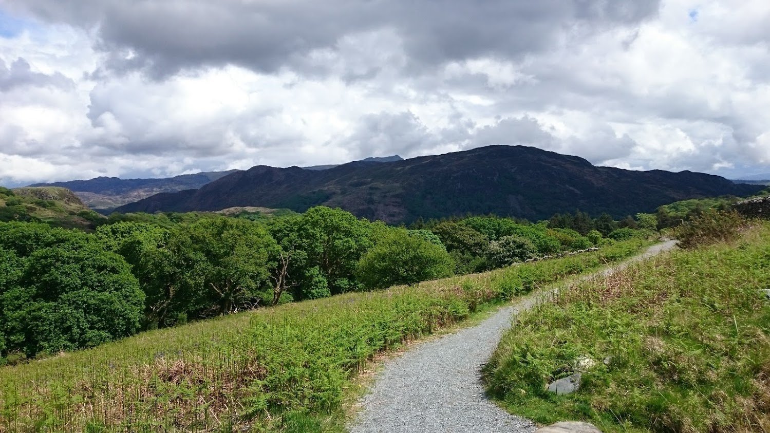 Snowdon Circular Route Section 2 The Lon Gwyrfai Low Level Snowdonia ...